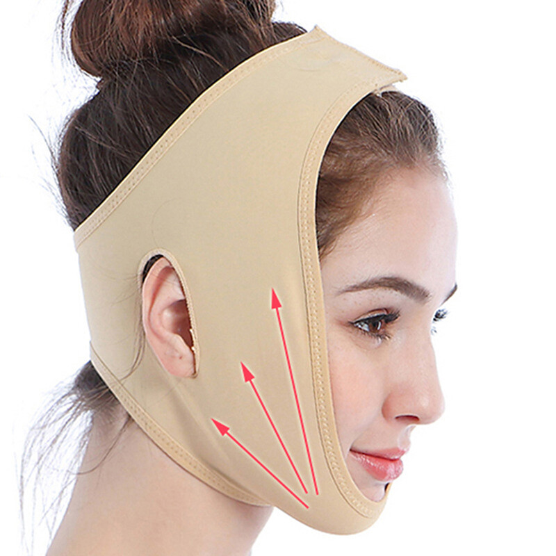 Facial Slimming Face Lift Up Band Mask Reduce Double Chin V-Line ...