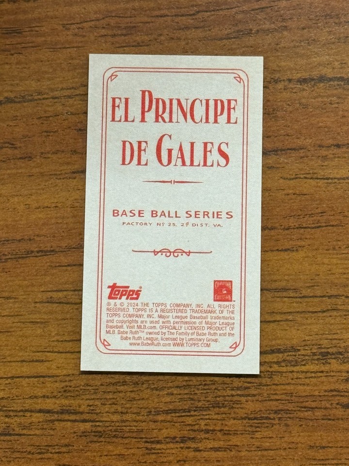 2024 Topps 206/T206 Seiya Suzuki El Principe De Gales Back Chicago Cubs ...