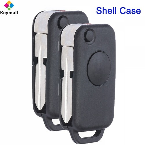 2 Remote Key Shell Case Fob for Mercedes Benz W124 ML430 E500 SL320 ...