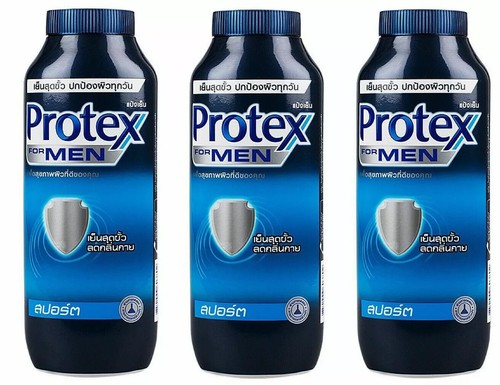 3 x 280 g Protex POUR HOMMES BODY SPORT poudre de refroidissement talc talc f... | eBay
