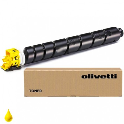 Olivetti Toner Giallo B1416 Originale per d-Color MF2555 Stampa Alta ...