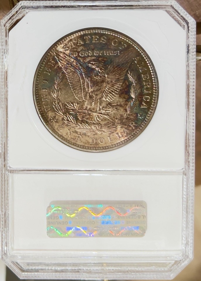 1886 MORGAN DOLLAR MONSTER RARE REVERSE- OBV TONER! Mint State 65 PCI ...