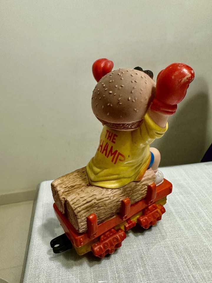 1980s Jollibee Train Vinyl Toy Fig Lot 3pcs CHICKEE CHAMP LADY MOO Rare ...