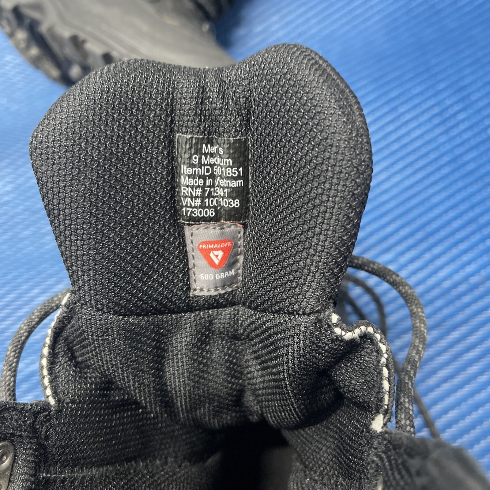 LL Bean TEK 2.5 Waterproof Insulated Primaloft Black Boots Mens Size 9 ...