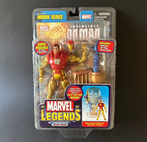 Marvel Legends Modok Series IRON MAN THORBUSTER PVC Figure 16Cm Toy Biz ...