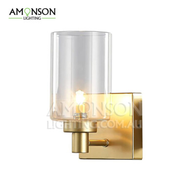 NEW AMONSON LIGHTING Modern Indoor Lighting Gold Armed Sconce Berlin ...