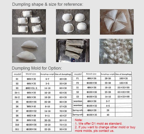 New Dumpling mold For 80 Automatic Dumpling Machine Dumpling Making ...