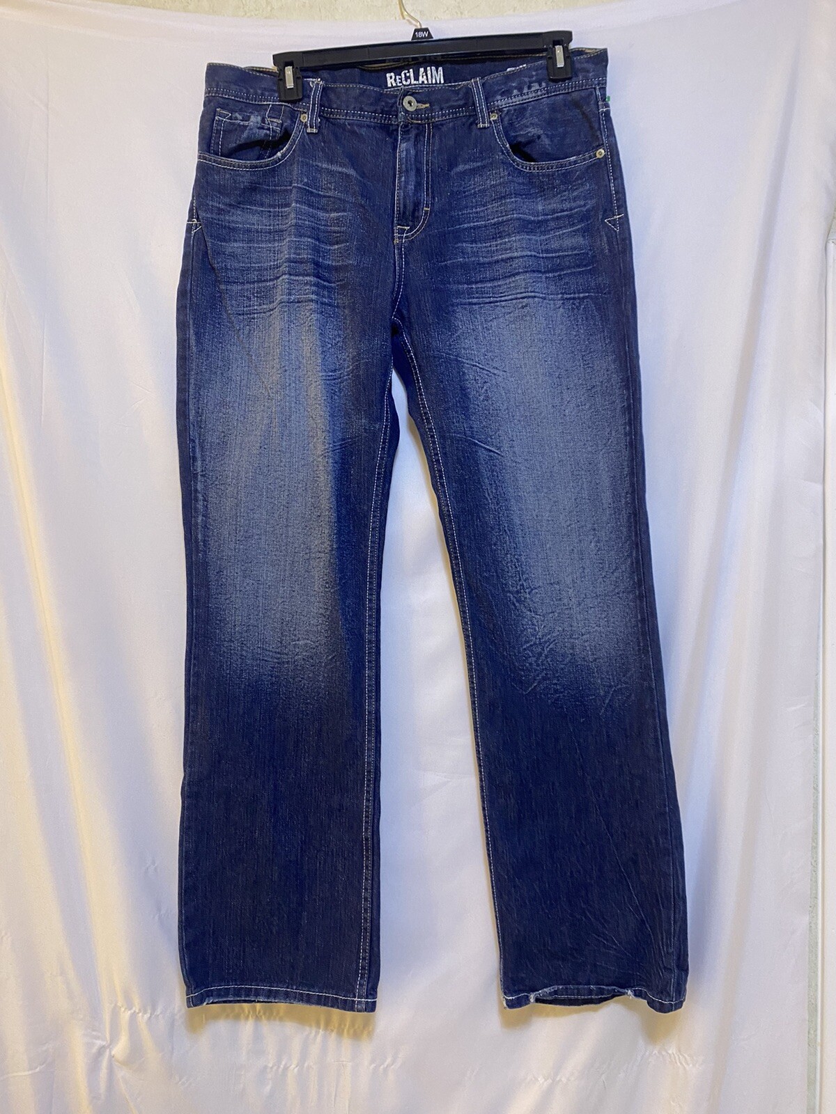 Reclaim Relaxed Bootleg Low Rise Jeans Men's Medium W… - Gem