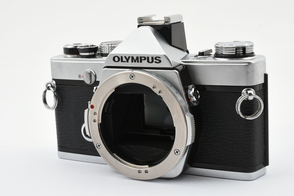 Olympus OM-1 N OM-1N Silver SLR 35mm Film Camera Body From JAPAN ...