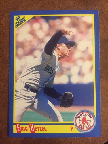 Eric Hetzel 543 Score 1990 MLB Baseball Trading Card | eBay
