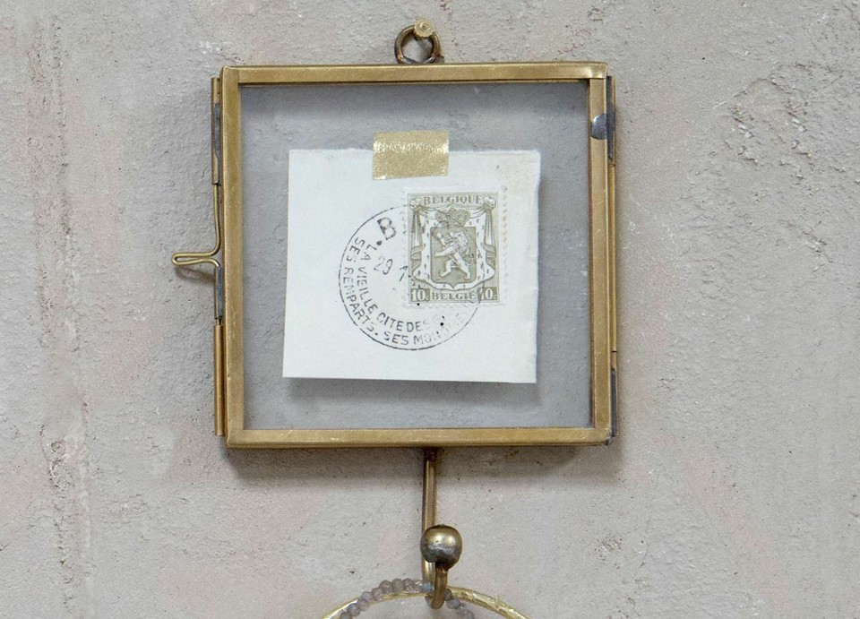 Small Kiko Hook, Gold Brass Triangle Square Hexagon Nkuku Mini Picture ...