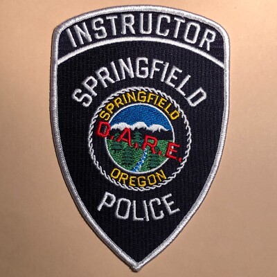 SPRINGFIELD, OREGON, POLICE DEPARTMENT D.A.R.E. INSTRUCTOR PATCH | eBay
