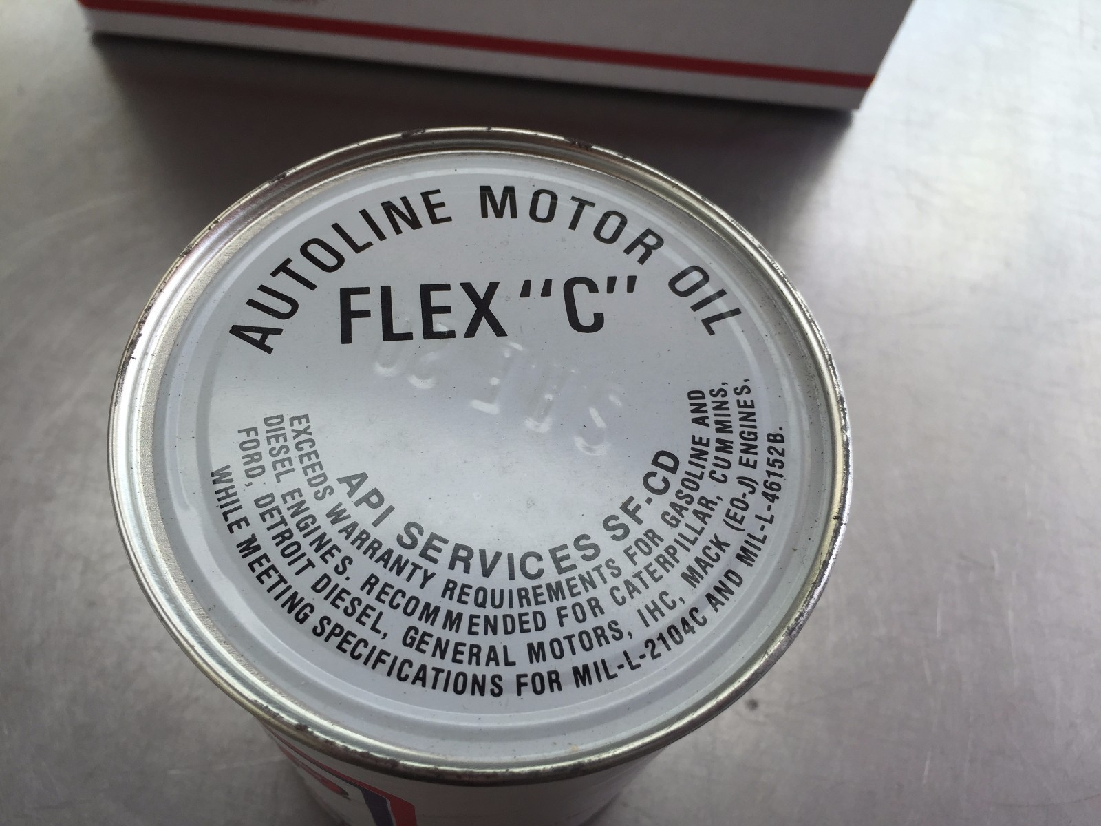 Vintage Antique Autoline Lubricants Motor Oil Baltimore Maryland Sign ...