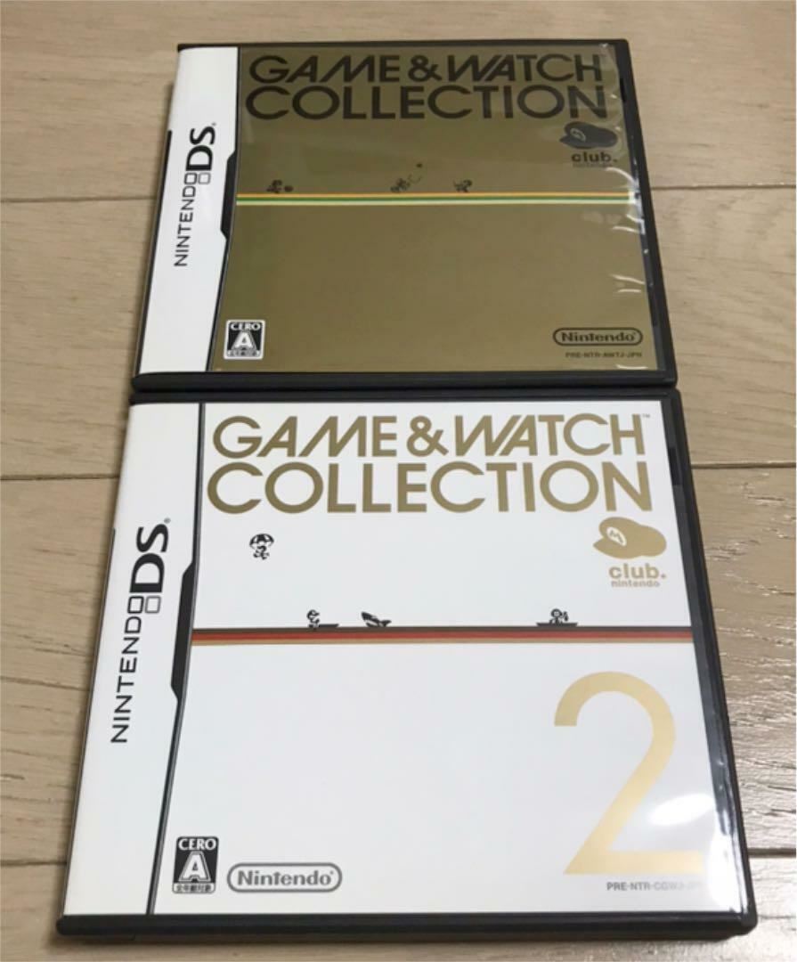 Nintendo Game and Watch Collection 1 2 sets Nintendo DS From Japan ...