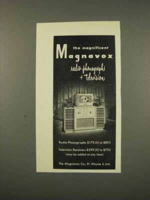 1948 Magnavox Radio-Phonograph Television Advertisement - The ...