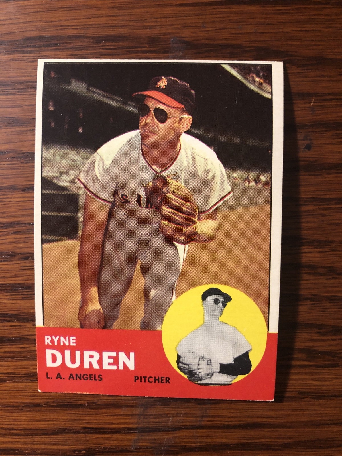 1963 Topps #17 Ryne Duren LOS ANGELES ANGELS | eBay