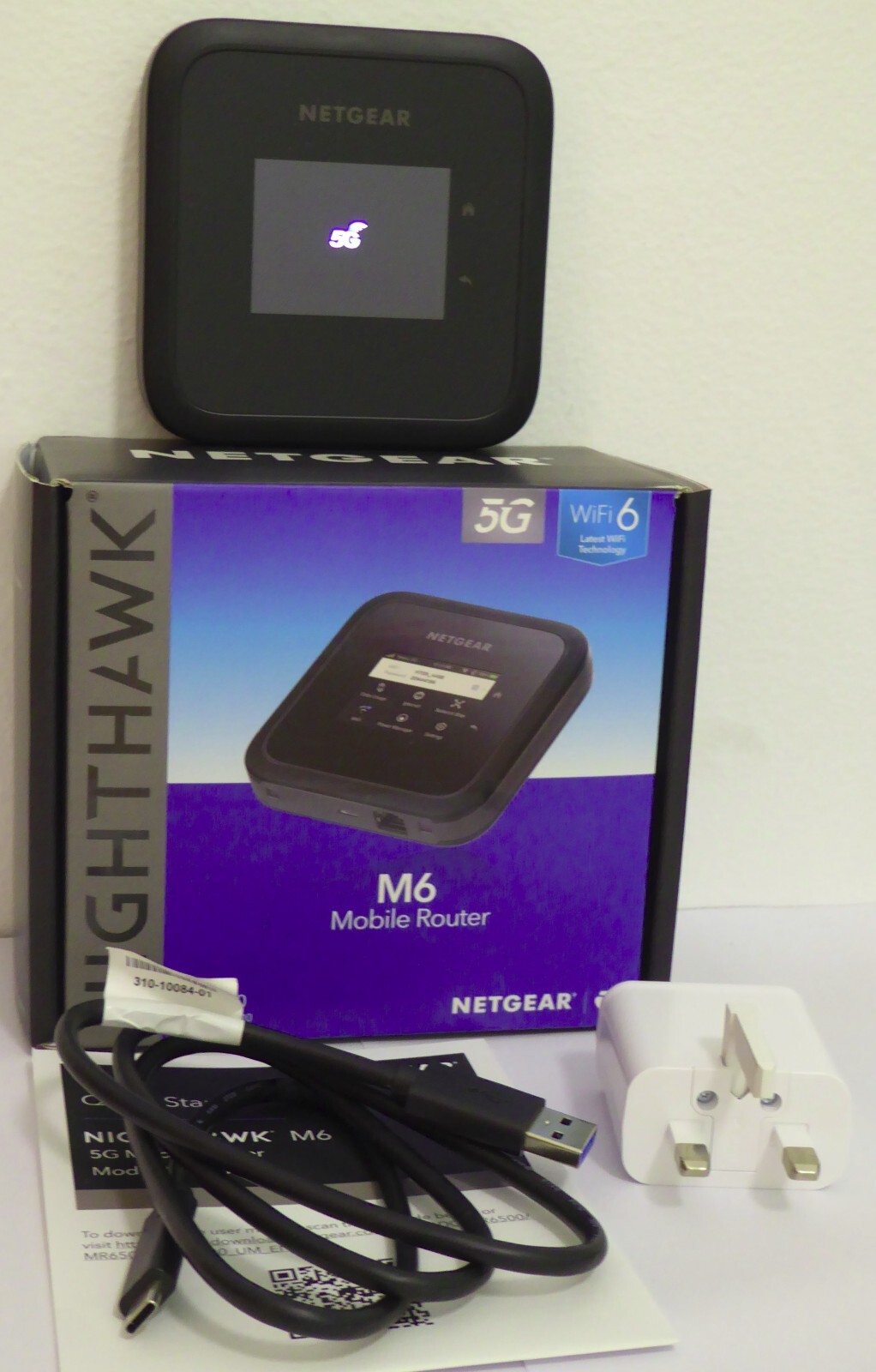 Netgear Nighthawk M6 5G Gigabit Mobile Router, 3.6 Gbps WiFi 6, MR6110 ...