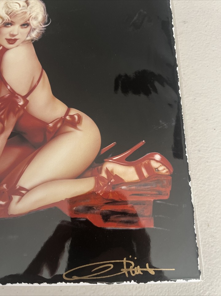 Signed Olivia De Berardinis Heather Kozar pinup art playboy W/COA 8x10 | eBay