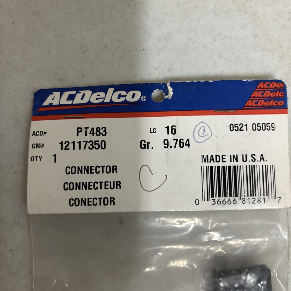ACDelco PT483 GM 12117350 Original Equipment Brake Light Switch | eBay