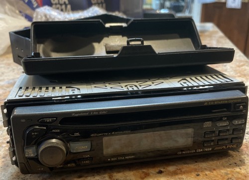 Alpine CDA-7838 Car Stereo CD Player Radio Unit And Faceplate With ...