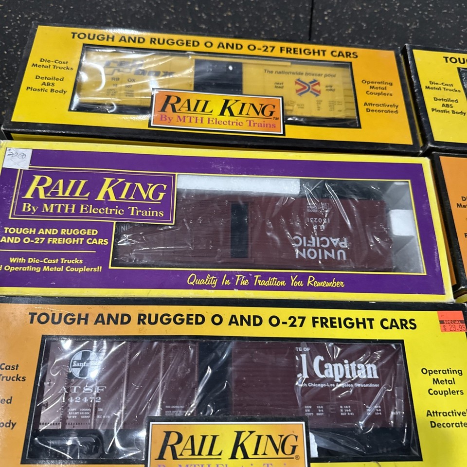 Lot 8 Mth Great Northern Single Door Box Car 30-7488 Tank Train & More ...