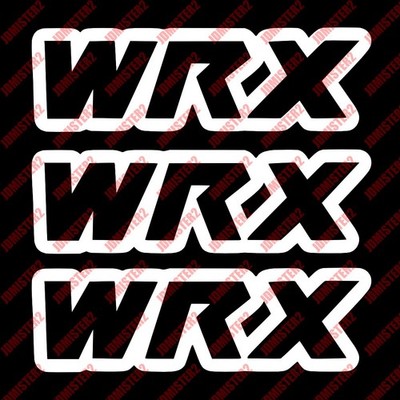 WRX Decal Subaru Imprezza Vinyl Sticker - Any Color Any Size | eBay