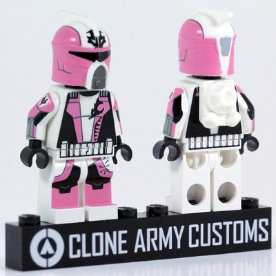 Lego Star Wars CAC Pink Scuba Commander Monnk Clone Army Customs RARE ...