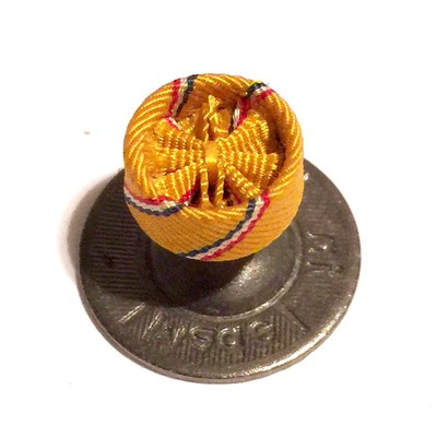 WWII US AMERICAN DEFENSE MEDAL ROSETTE "MADE IN FRANCE" USMC USN ARMY ...