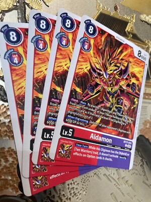 Digimon Card Game Playset - BT17-014 C Aldamon Secret Crisis | eBay