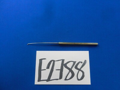 E2788 Storz N475 Lillie 1.0mm 90 Degree Angled ENT Hook 17.3cm Overall ...