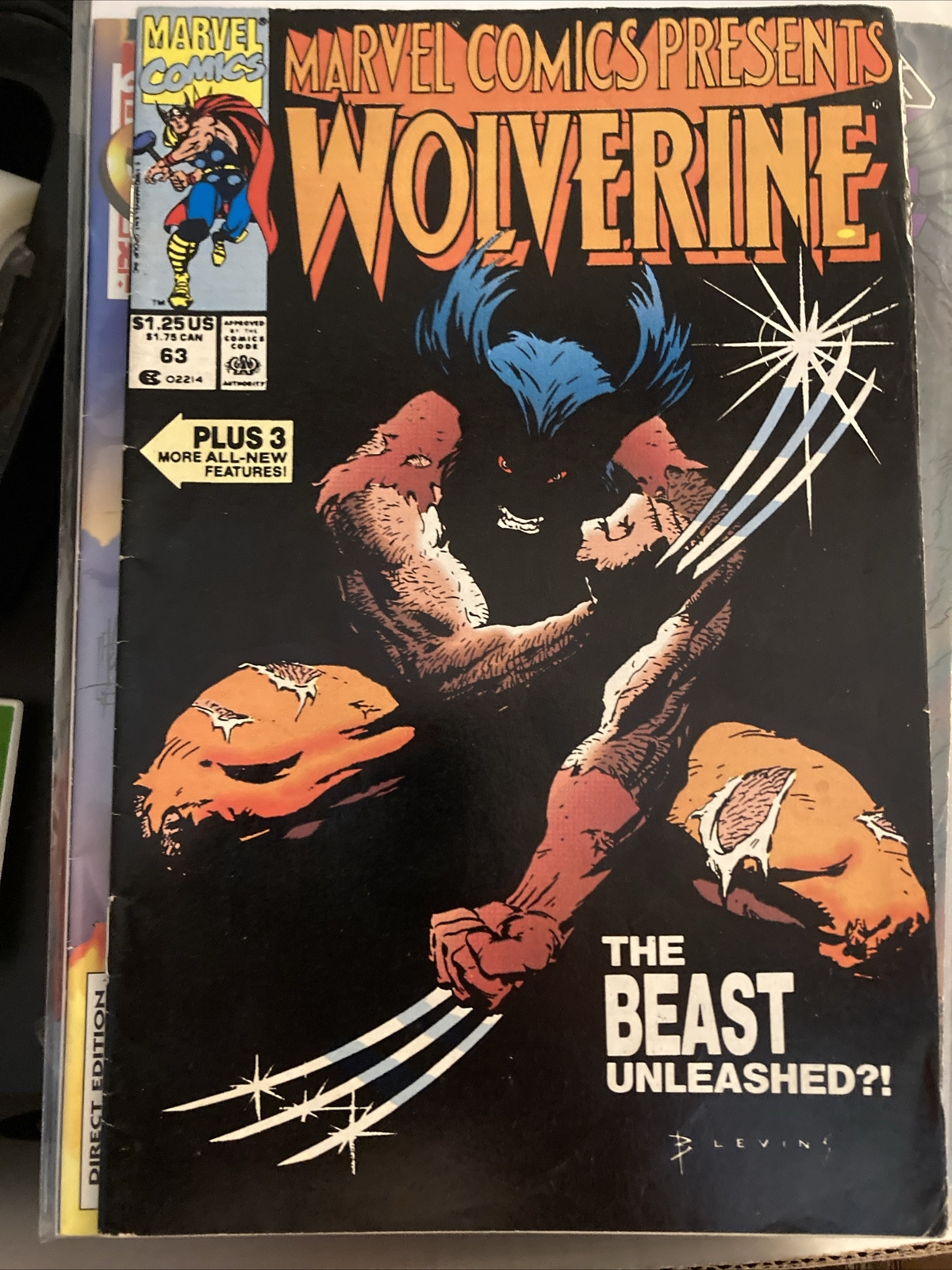 MARVEL COMICS PRESENTS Wolverine #63 1990 The Beast Unleashed. | eBay