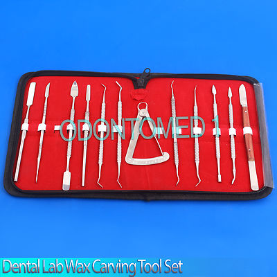 Dental-Lab-Stainless-Steel-Kit-Wax-Carving-Tool-Set Surgical Dental ...