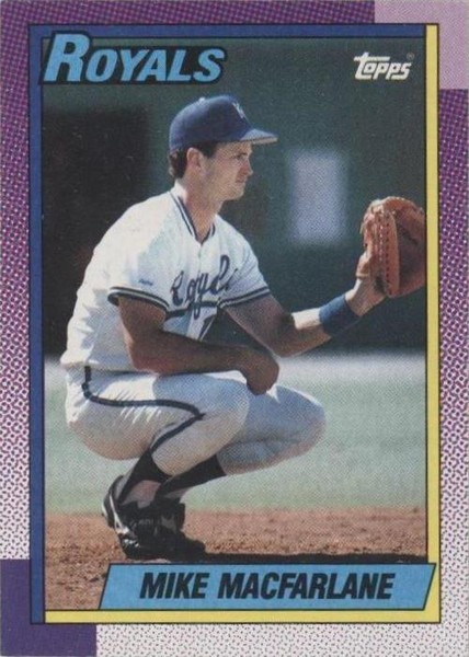 1990 Topps - #202 Mike Macfarlane for sale online | eBay