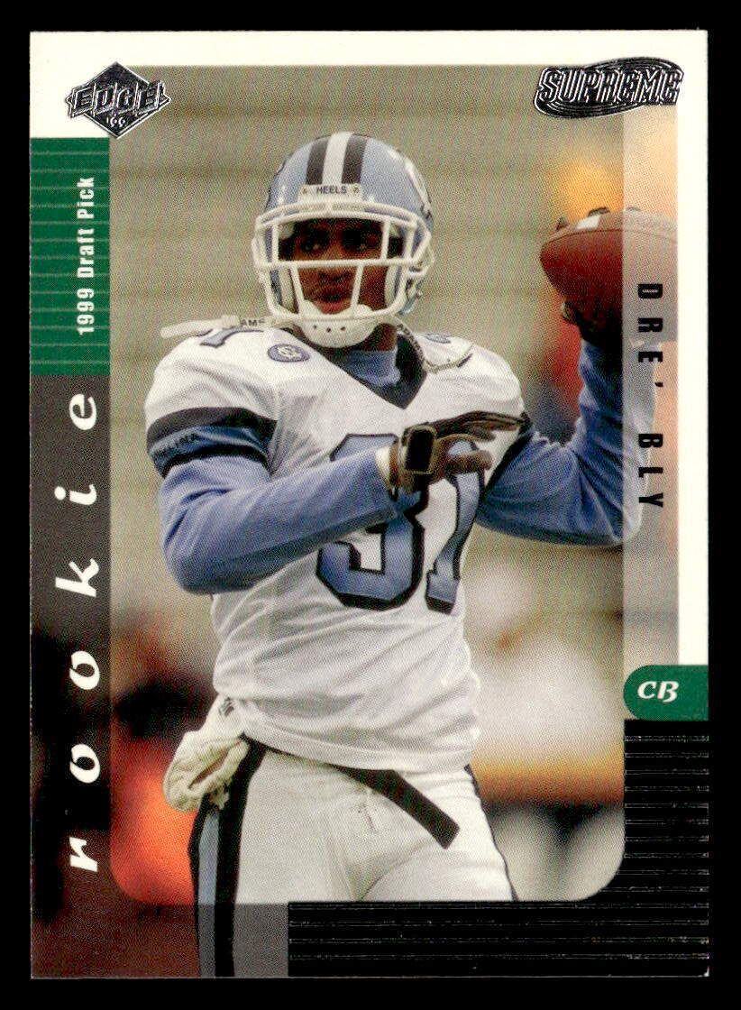 Dre' Bly 1999 Collector's Edge Supreme Rookie Card #136 North Carolina ...