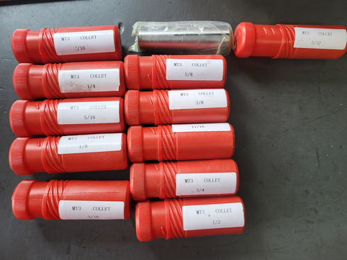 3MT MT3 #3 Morse Taper Collets; 11 pcs. 5/32;1/8;3/16;1/4;5/16;3/8;7/16 ...