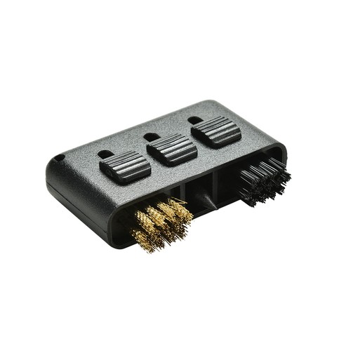 3-in-1 Pocket Carry Golf Club Brush Groove Cleaner Kit Black For Wood ...