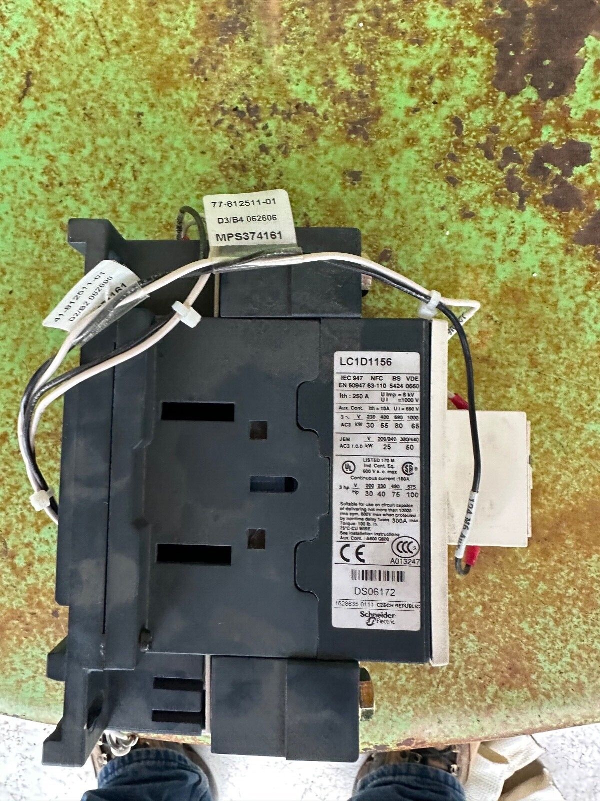 Schneider Electric Contactor LC1D1156 250AMP Telemecanique | eBay