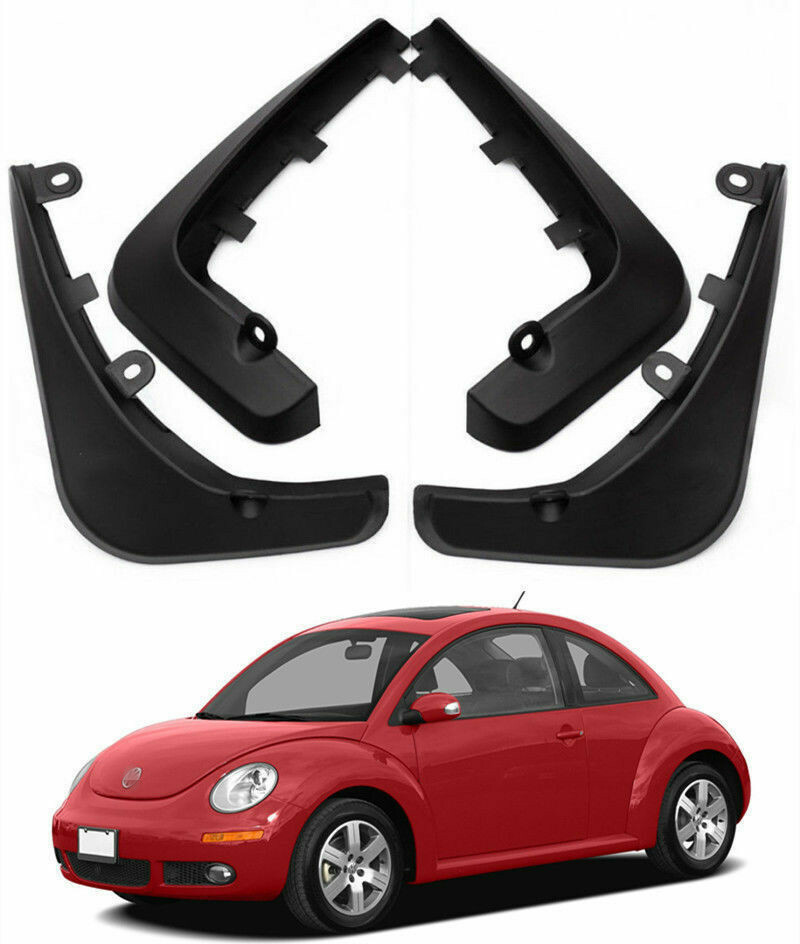 Genuine Full Set Splash Guards Mud Flaps Fender For 2005-2011 VW Beetle ...