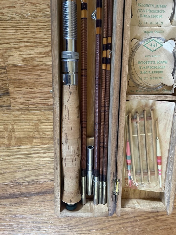 Vintage Japanese Fishing Rod Set Saito Dragon Kiraku | eBay