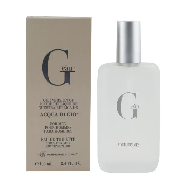 G Eau Version of ACQUA Di Gio Cologne Spray for Men 3.4 Oz Geau for ...