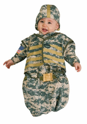 Soldier Bunting Military Camo Halloween Newborn Baby Child Costume | eBay
