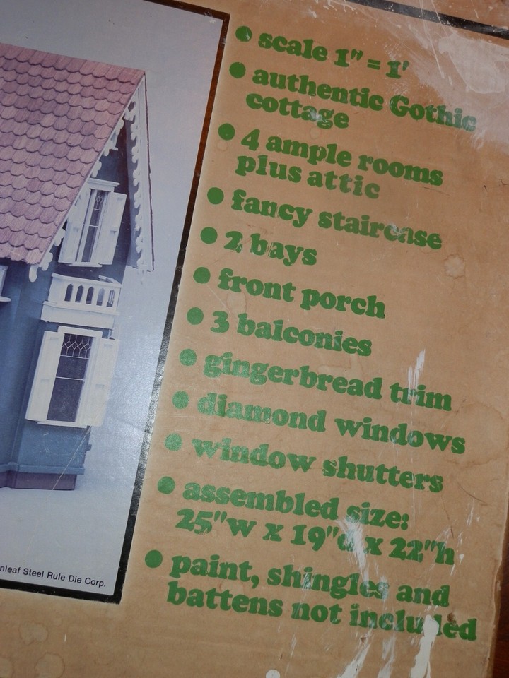 Greenleaf Vintage Wooden Dollhouse Model Kit Westville Series, 1/12 ...