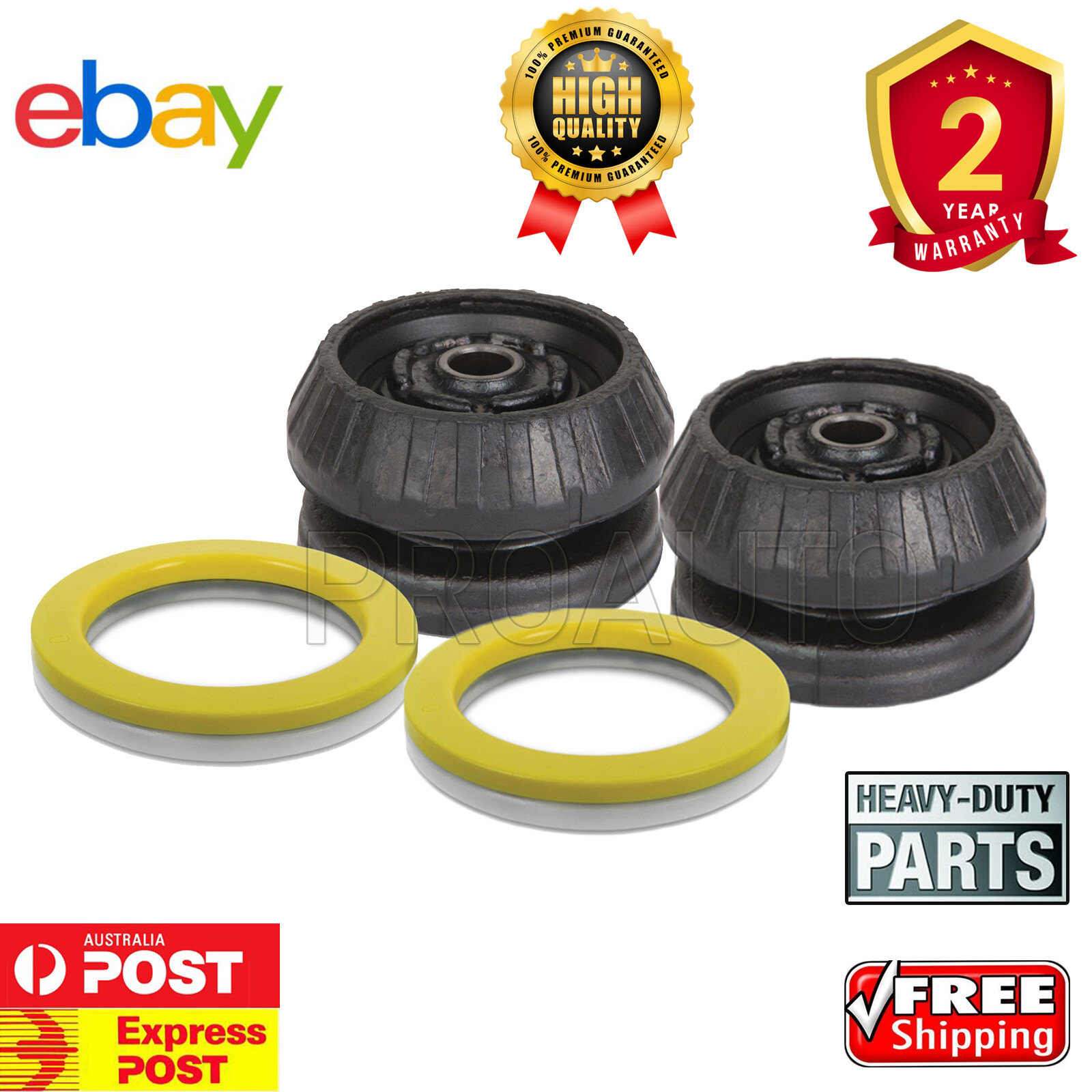 Front Strut Mount Bearing Castor Rod Bush Holden V6 VR VS VT VU VX VY ...