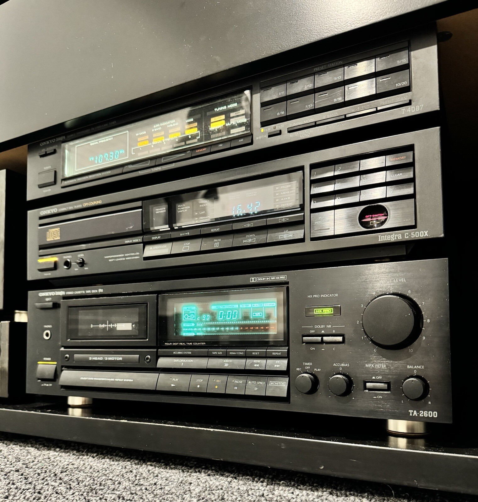 Onkyo Integra Vintage Hi-fi Set Up | eBay