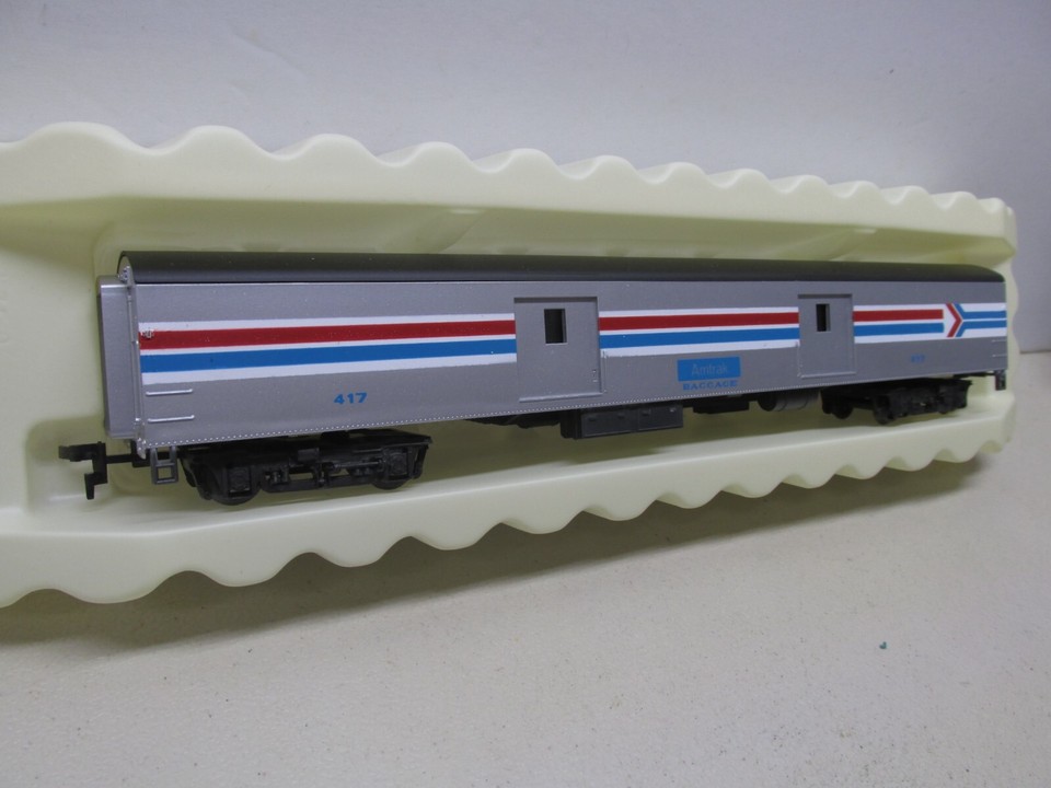 RIVAROSSI / AHM ~ AMTRAK SMOOTH SIDE BAGGAGE PASSENGER CAR # 417~HO ...