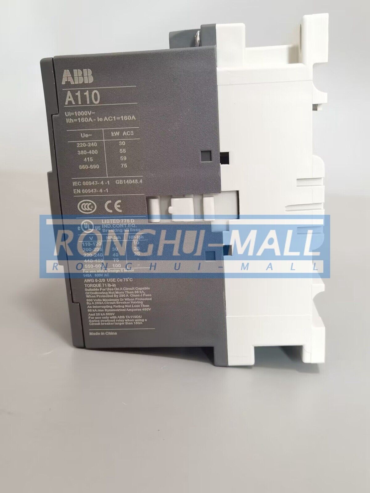 1Pcs New For ABB AC contactor A110-30-11-84 A110-30-11 AC110V | eBay