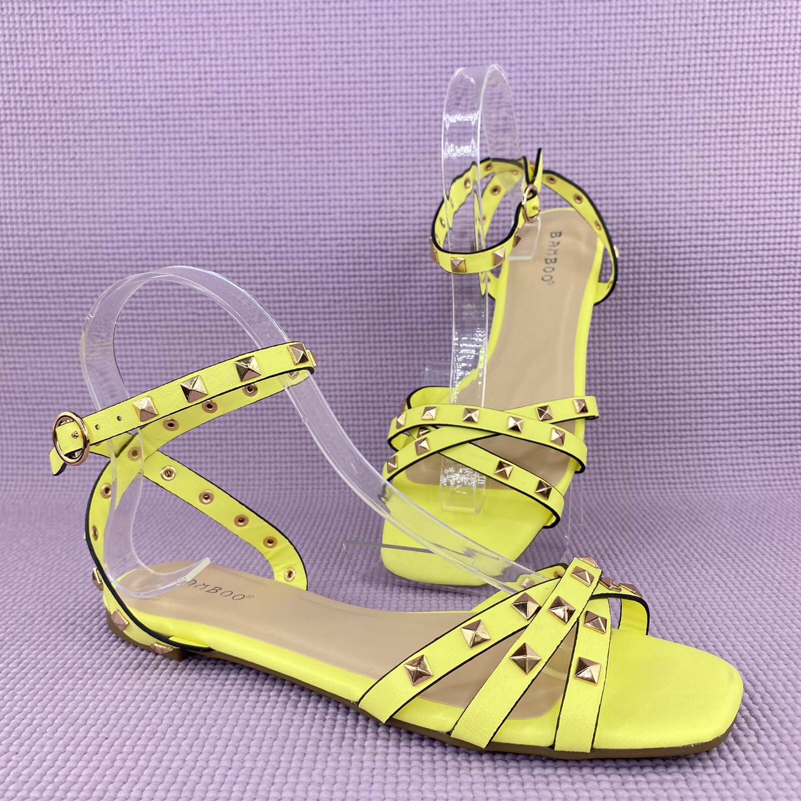 Yellow Gladiator Sandals