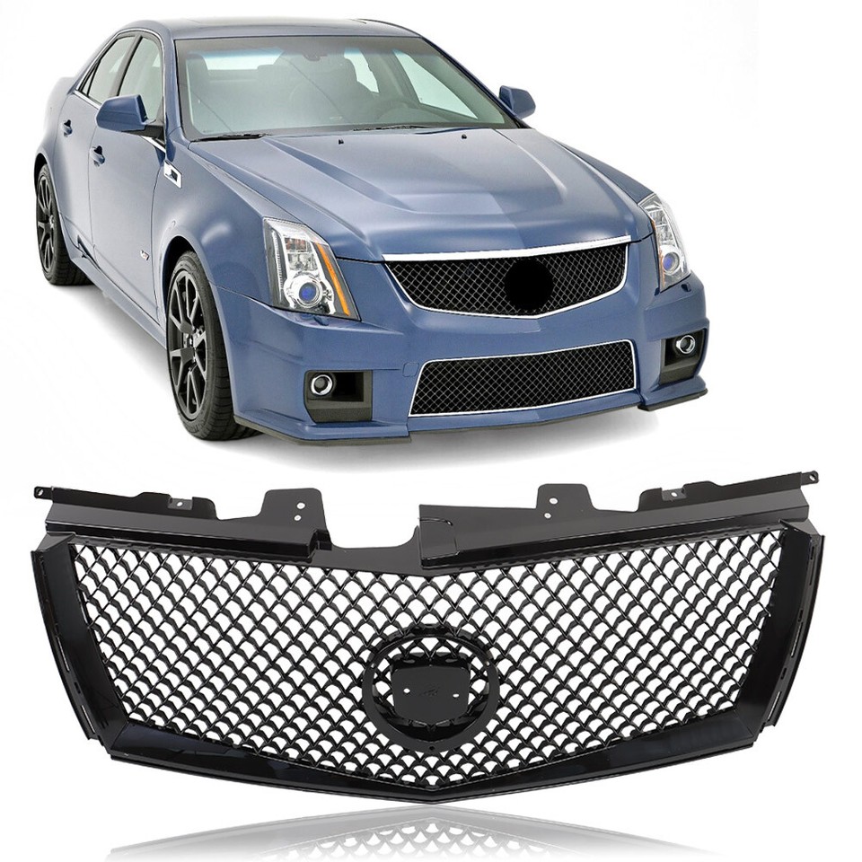 For 2008-2013 Cadillac CTS Front Grille Upper Assembly Grill Easy ...