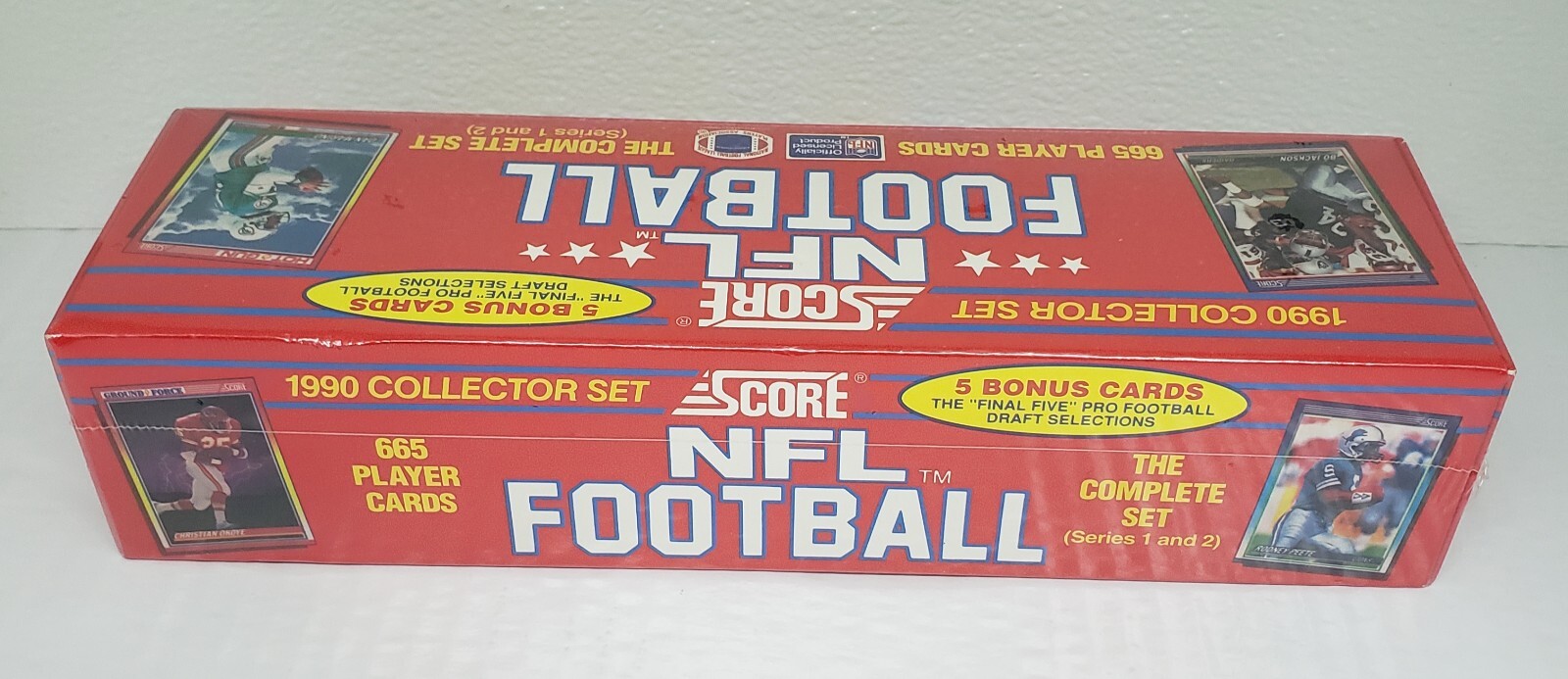 1990 SCORE NFL Football Factory Sealed Complete Set 660 Cards Series 1 ...