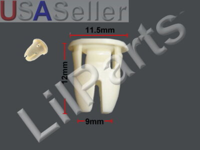 MOULDING CLIP MERCEDES 001-988-76-81 a0019887681 Door Strip Trim ...